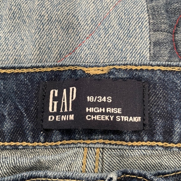 GAP | Jeans | 832 Short Gap Hight Rise Cheeky Straight Dark With ...